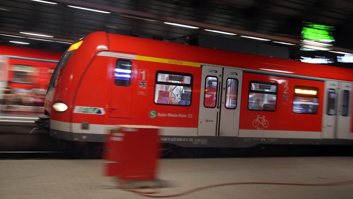 Frankfurt: Tödlicher S-Bahn-Unfall im Tunnel – Einschränkungen