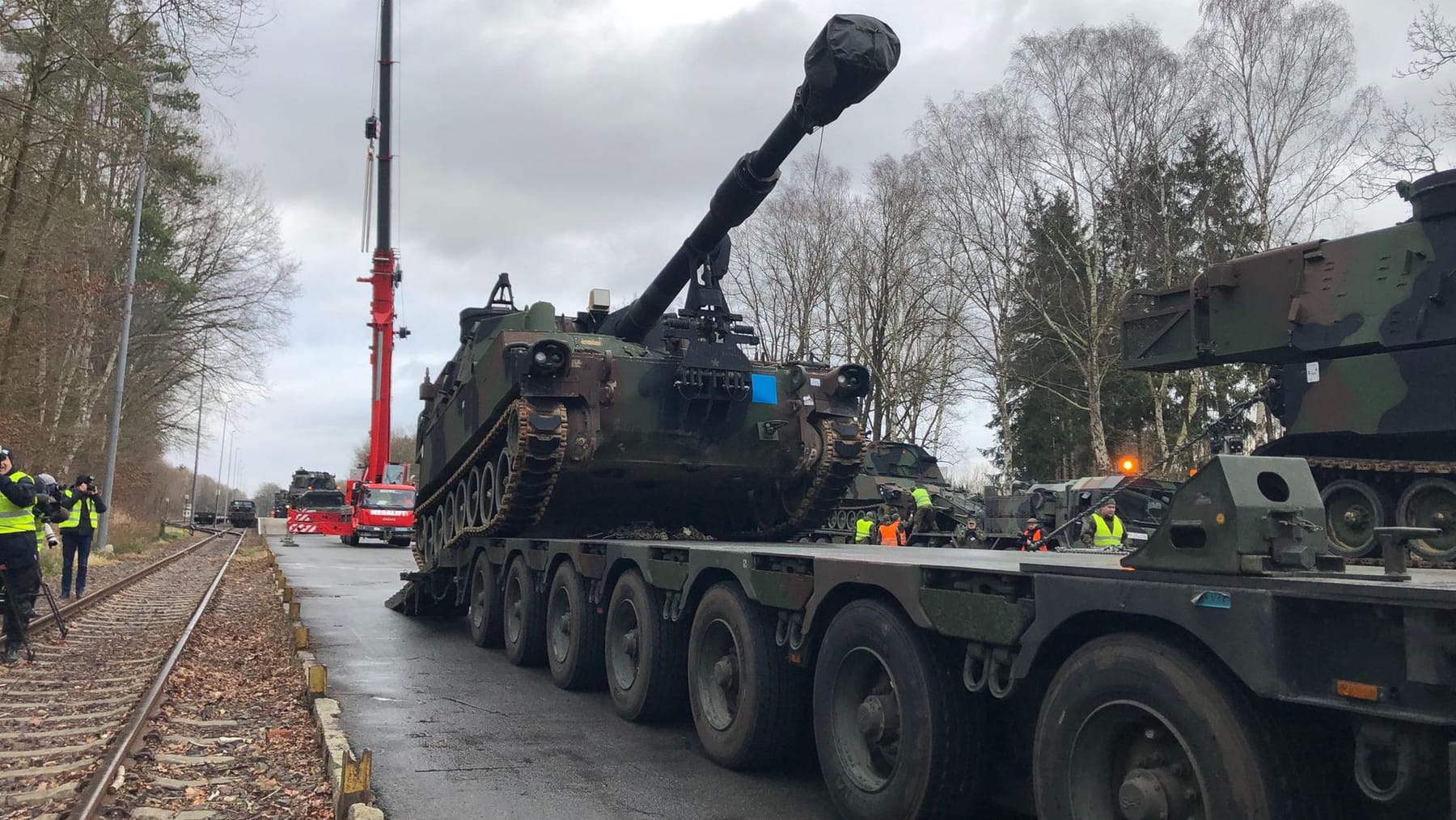 "Defender Europe 20": Panzer der US-Armee rollen durch Niedersachsen