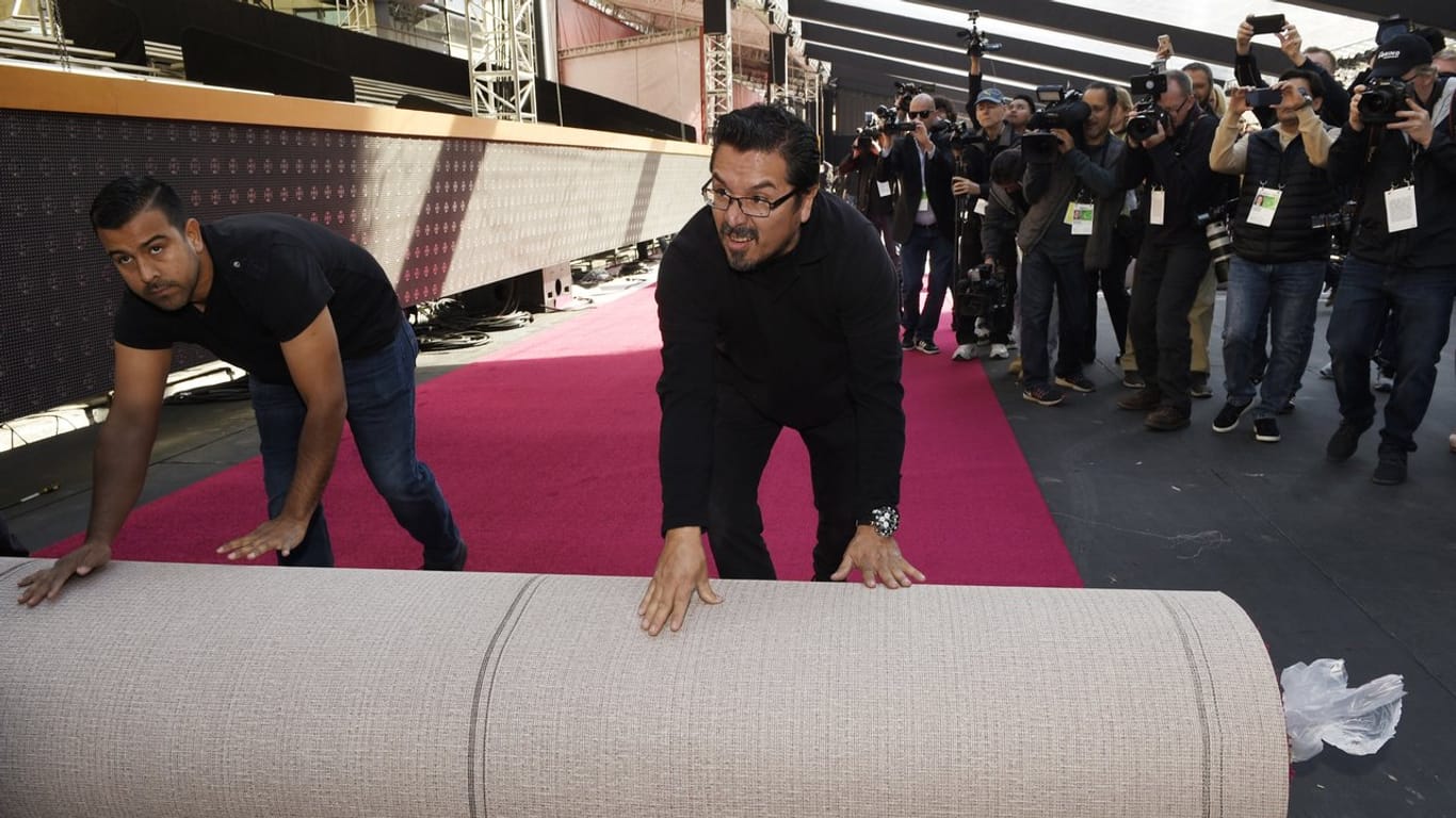 Roter Teppich für die Oscars ausgerollt
