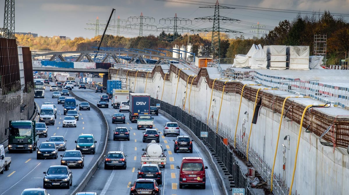 A7 in Hamburg im Oktober voll gesperrt – Bauarbeiten im Elbtunnel