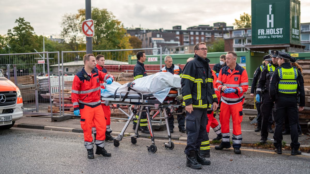 Hamburg: Rätselhafter Leichenfund auf Baustelle am Schwanenwik