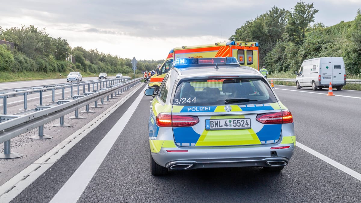 Schwerer Unfall auf der A92 bei München