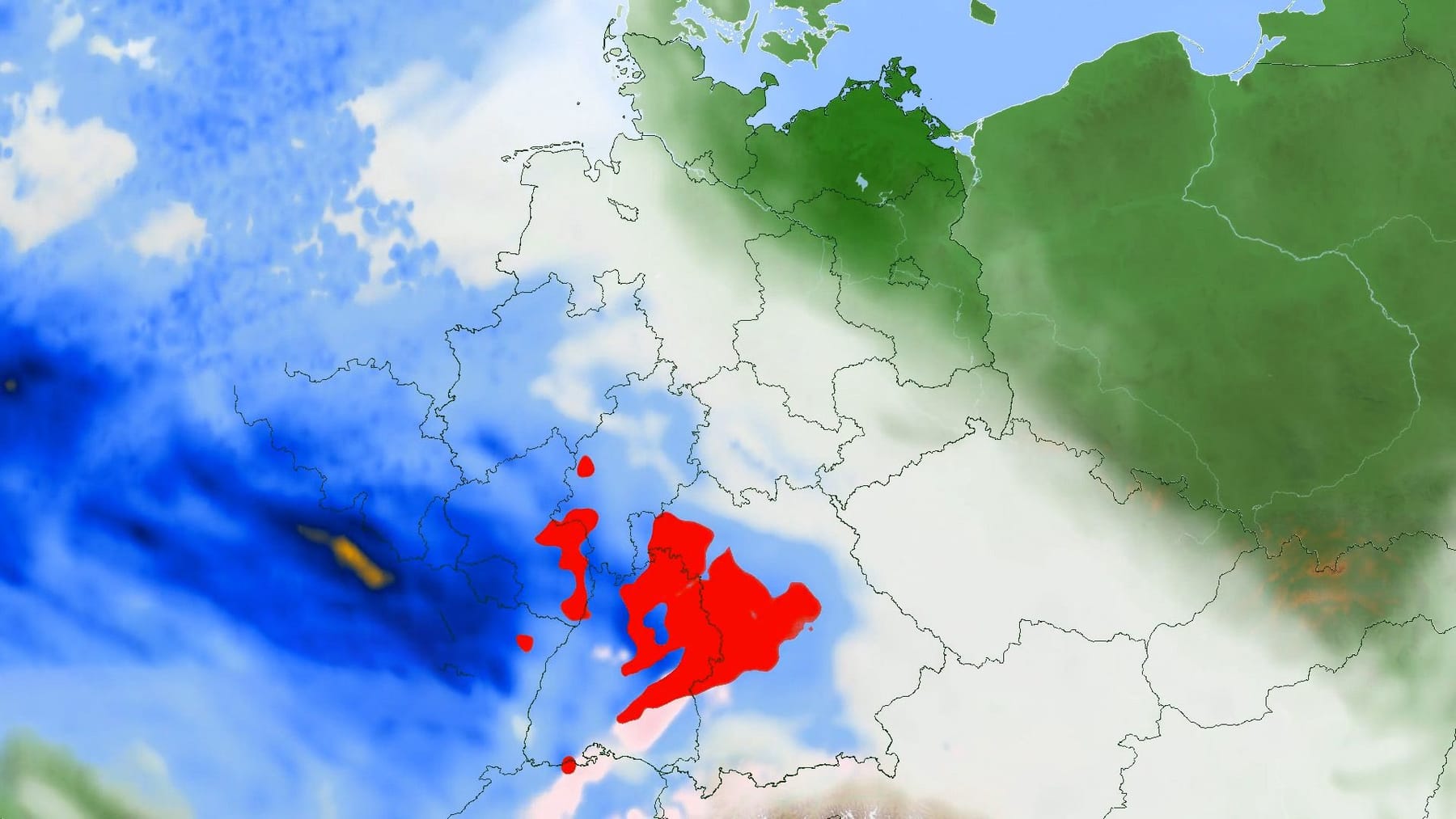 Hier droht eine gefährliche Wetterlage