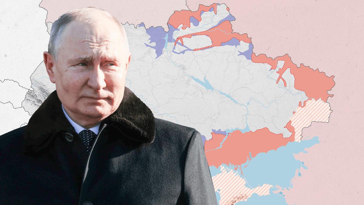 Krieg in der Ukraine: Animation der Kriegsfront im Zeitraffer – neue Gefahr