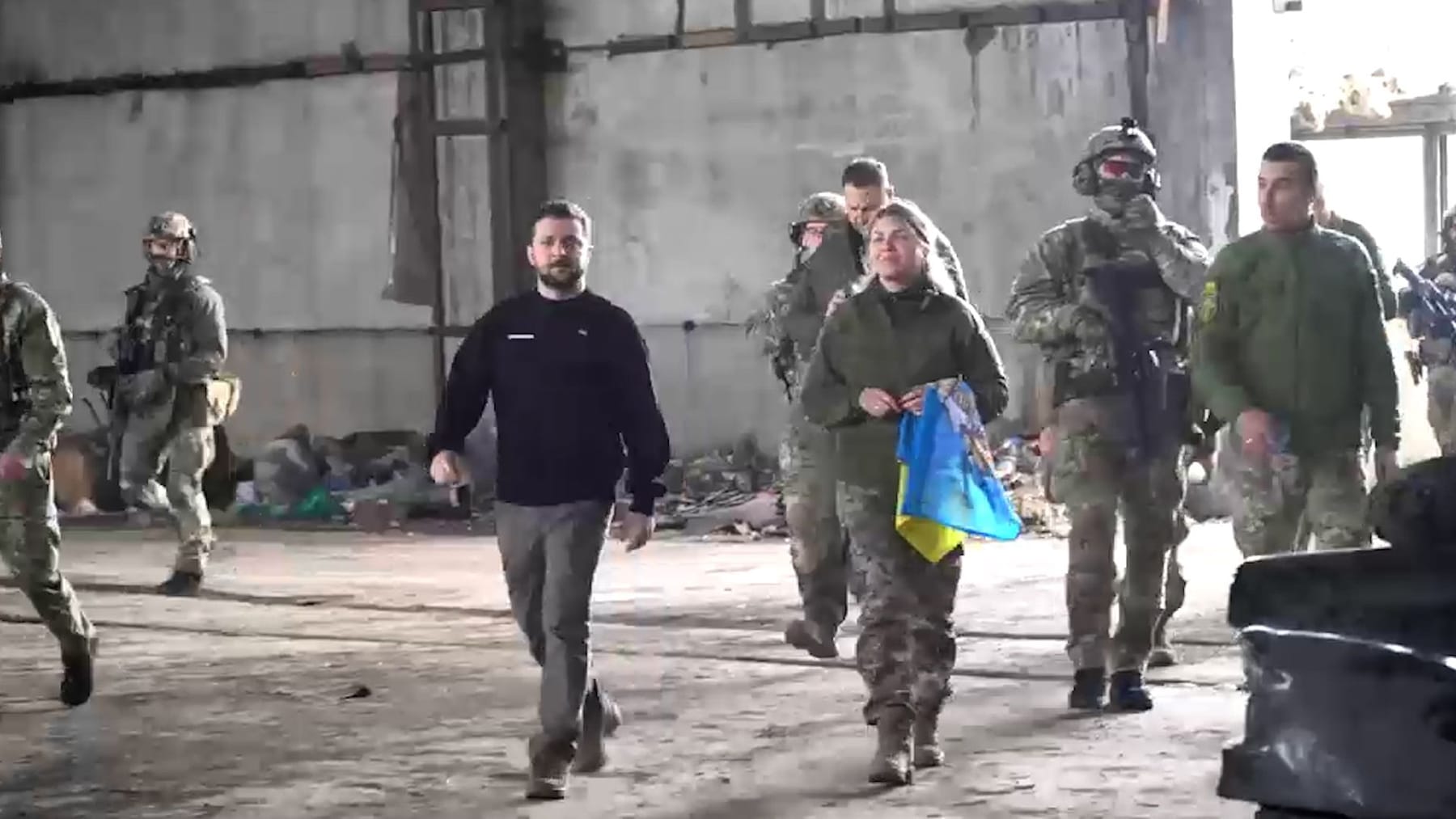 Selenskyj in Bachmut: Kaffee in der Kampfzone