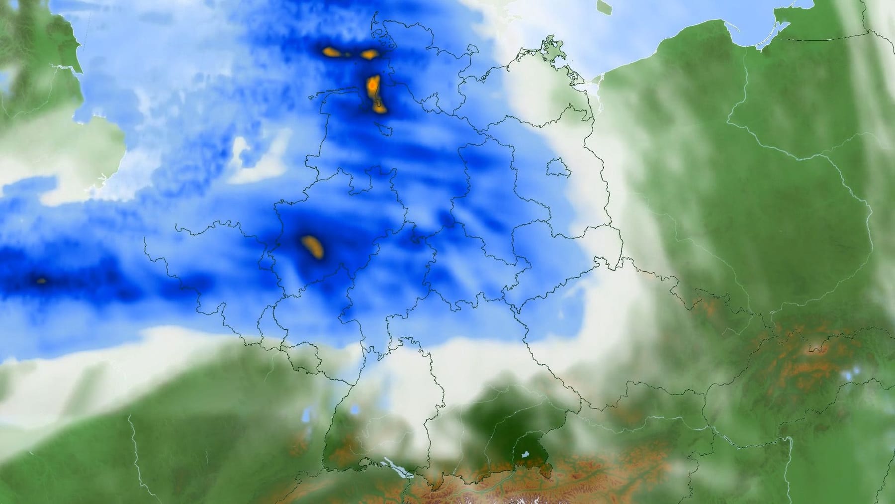 Unwetter in Deutschland: Hier drohen Gewitter, Sturmböen und Starkregen