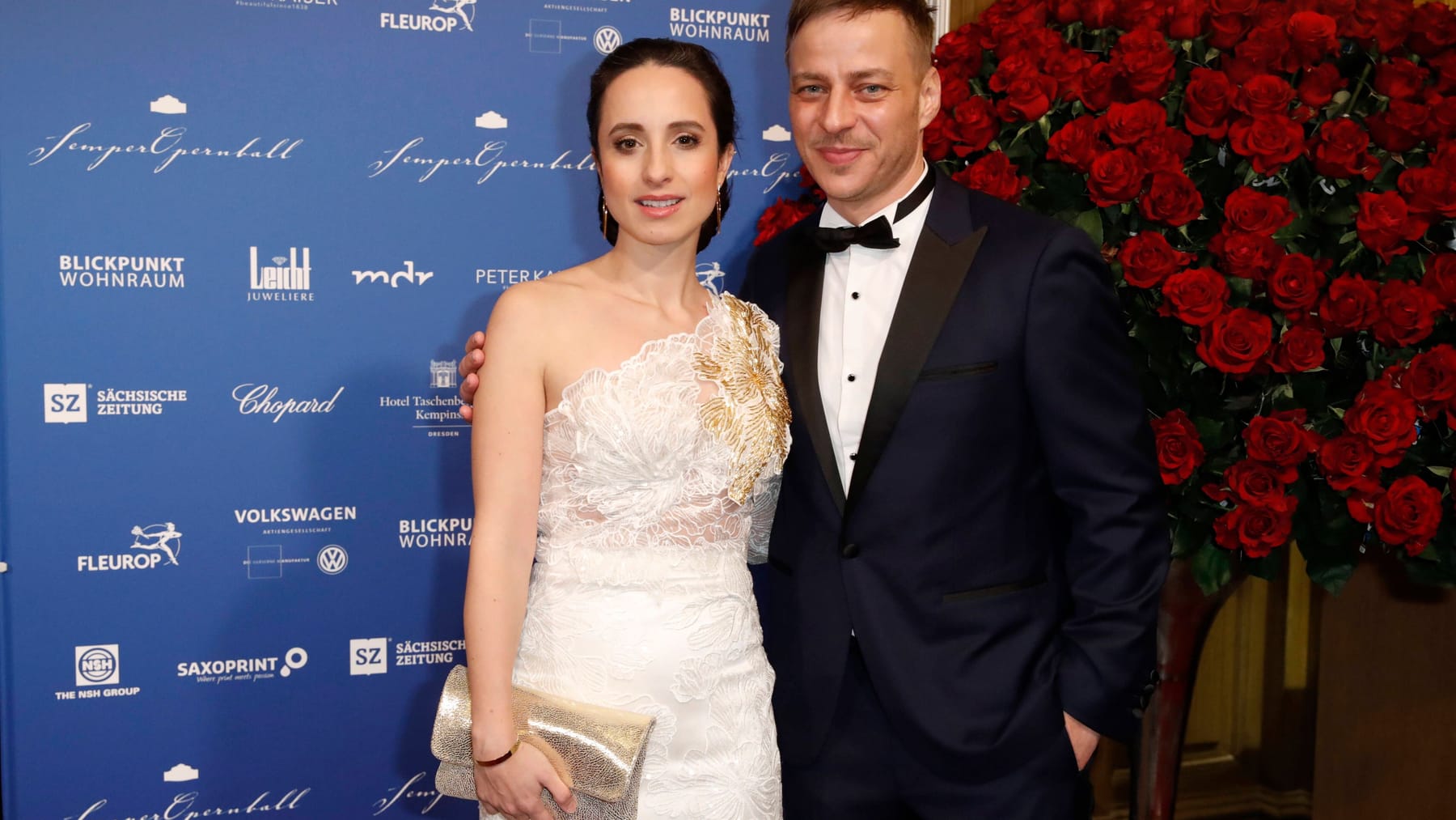 Semperopernball: TV-Star Stephanie Stumph moderiert mit Tom Wlaschiha