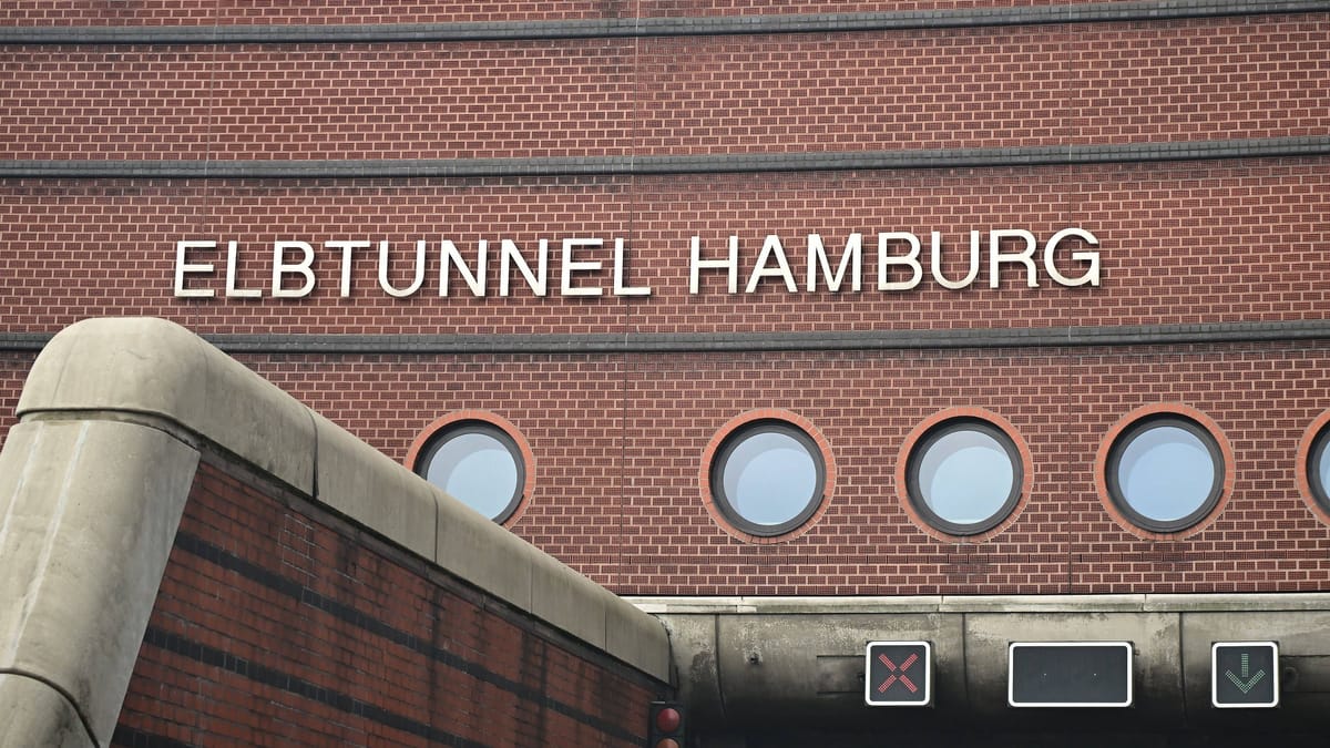 A7 bei Hamburg: Elbtunnel für 55 Stunden in beide Richtungen gesperrt