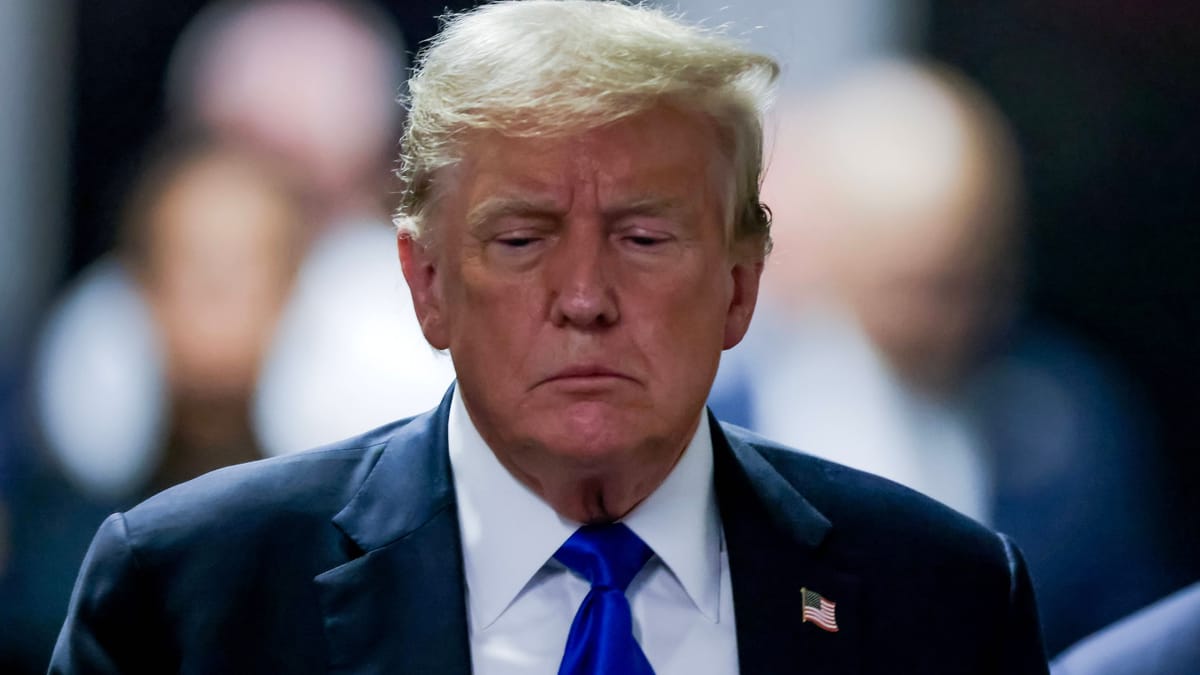 Donald Trump: Darum trug er beim Urteil überraschend eine blaue Krawatte