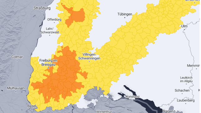 Wetter in Deutschland: Amtliche Warnung vor Sturmböen im Südwesten