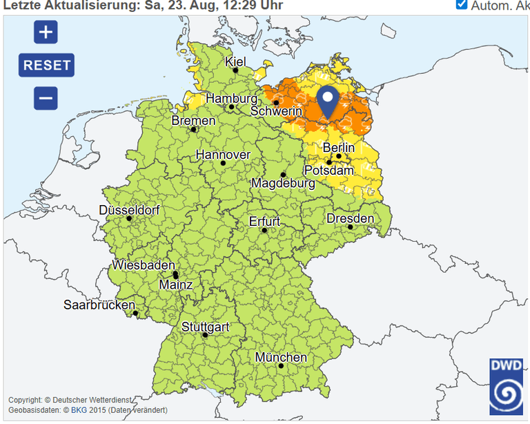 Wetter-Vorhersage: Sturmlage weitet sich aus – DWD warnt vor Gewitterzellen